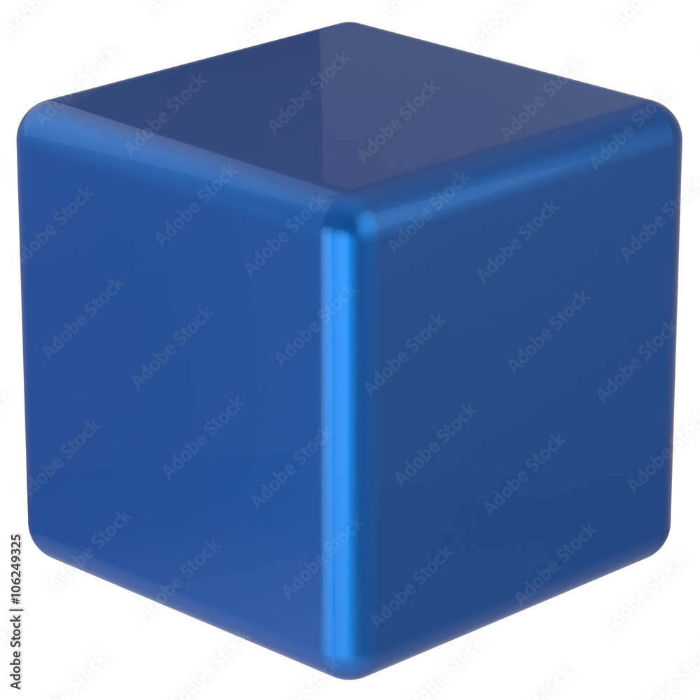 Blue 3d Rectangle