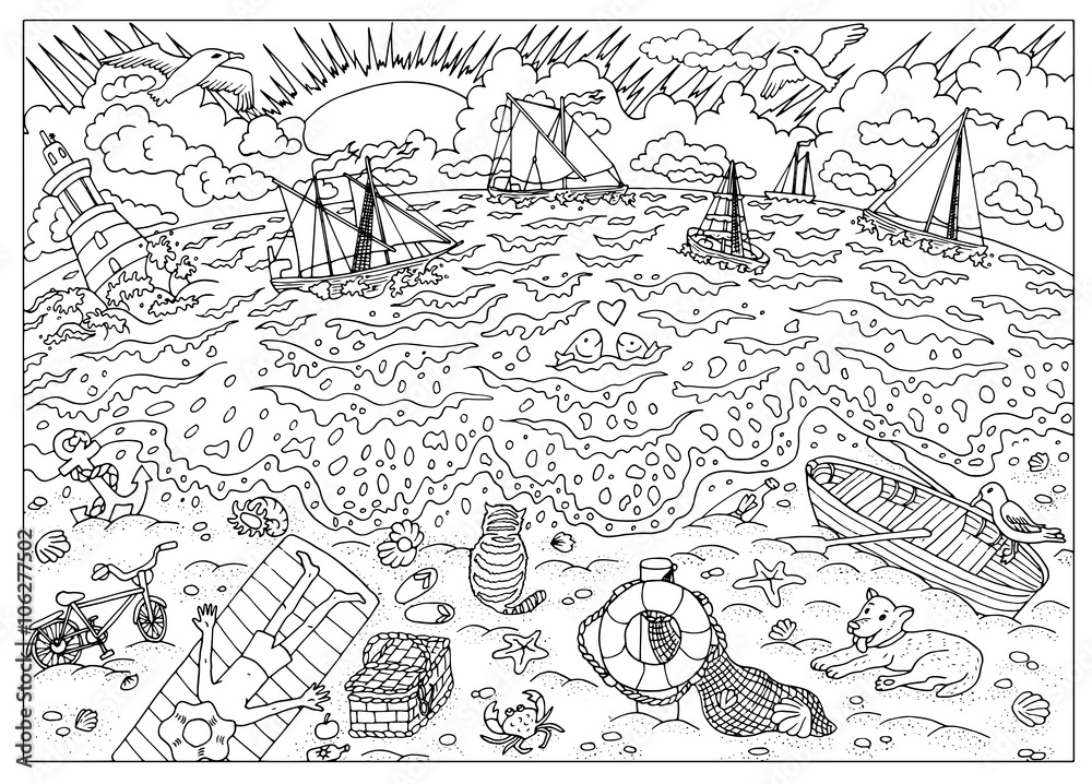 Storm Coloring Page