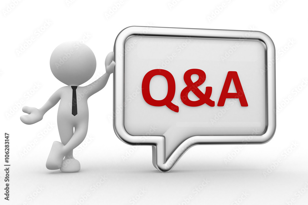 Q&A - question and answer Stock 일러스트레이션 | Adobe Stock
