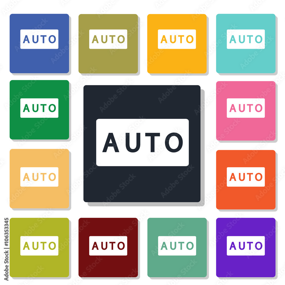 auto mode icon Stock Vector | Adobe Stock