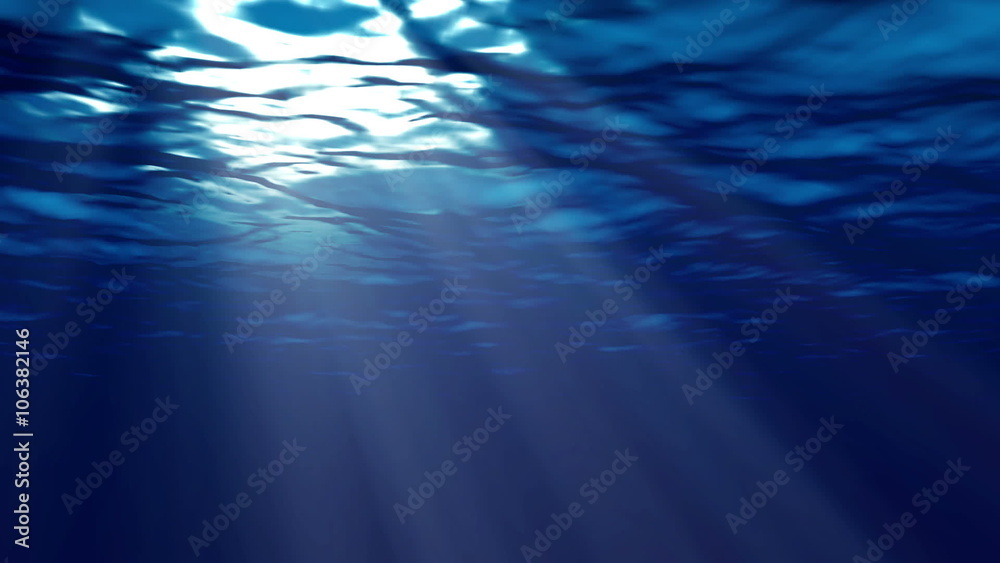 Blue ocean surface seen from underwater Stock Video | Adobe Stock