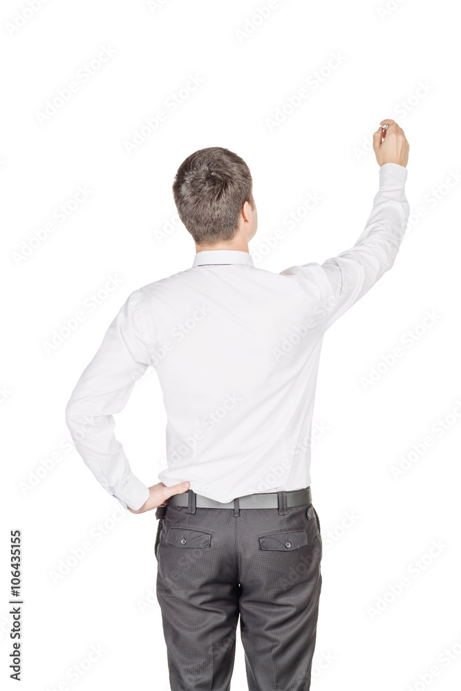 Man Standing Up Back