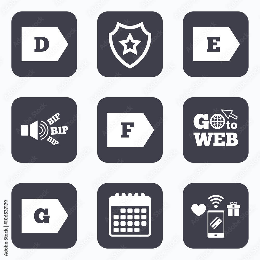 Energy Efficiency Class Icons Vector De Stock Adobe Stock Energy Efficiency Class Icons Vector De Stock Adobe Stock
