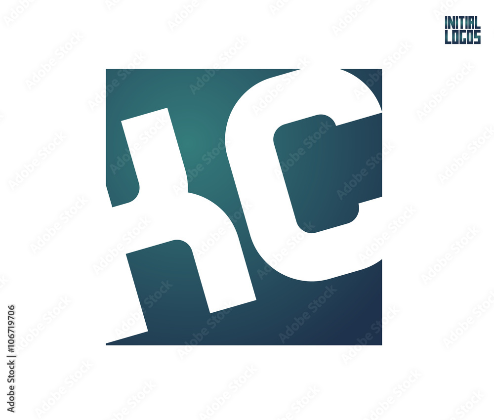 KC Initial Logo for your startup venture Stock Vector | Adobe Stock