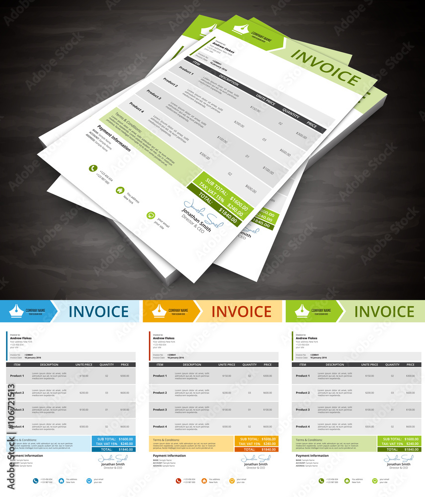 Vetor De Invoice File Contains Text Editable AI EPS10 JPEG And Free Vetor De Invoice File Contains Text Editable AI EPS10 JPEG And Free