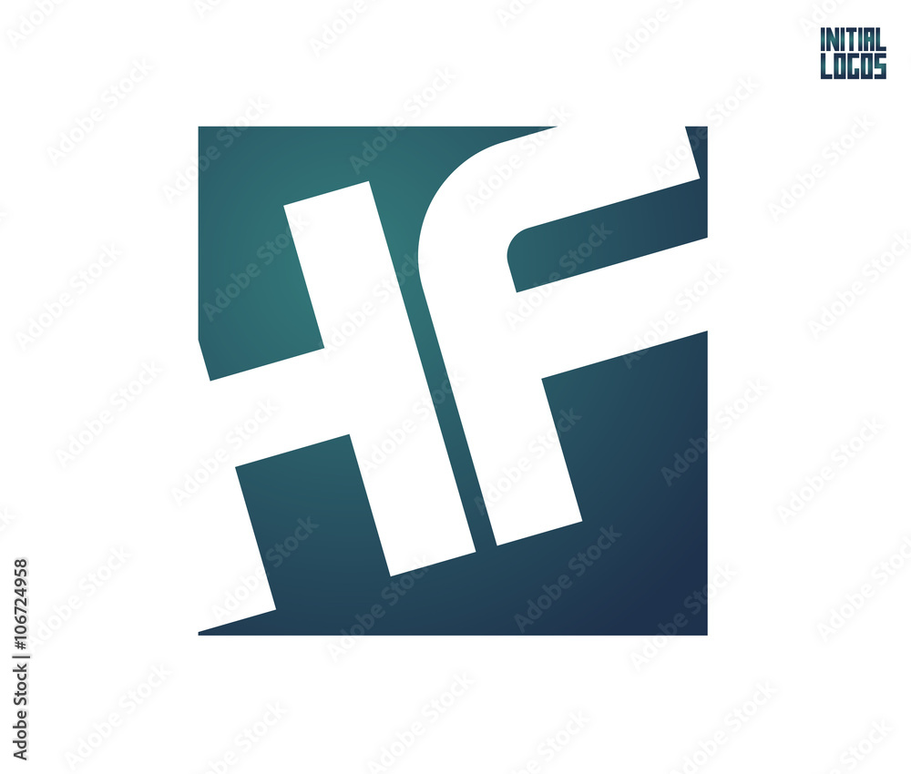 Initial Logo for your startup venture Stock Vector | Adobe Stock