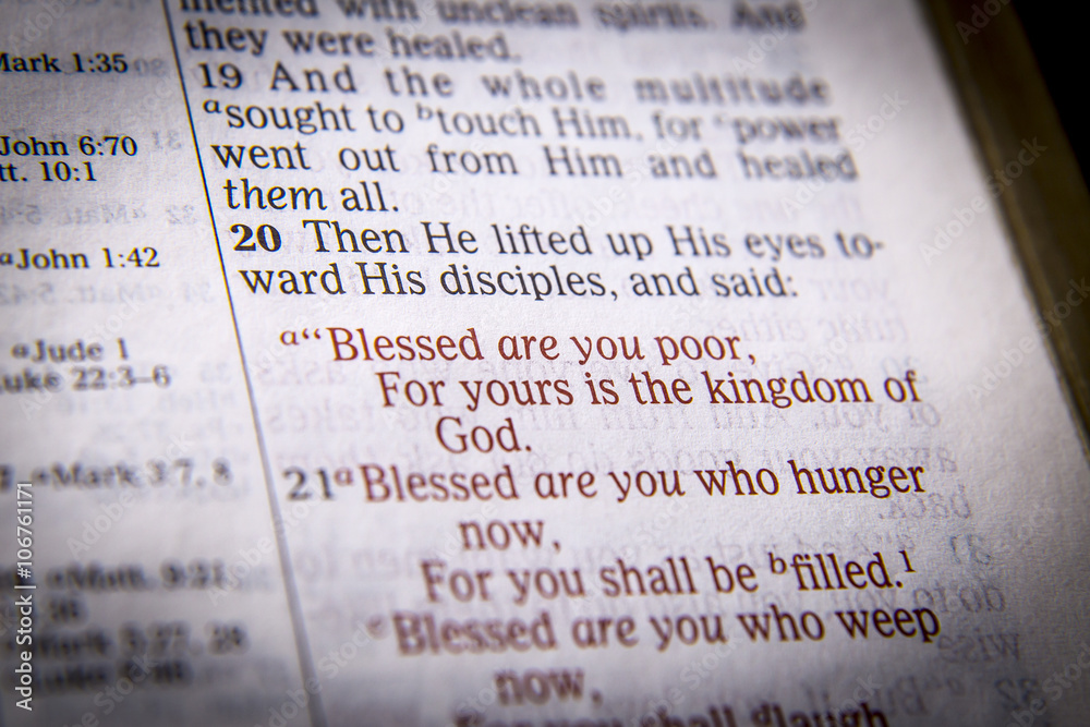 Bible text with the Blessings Stock Photo | Adobe Stock