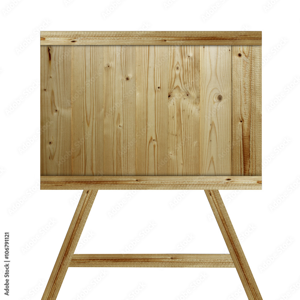 Wooden sign isolated on white. Wood old planks sign. Stock Photo ...