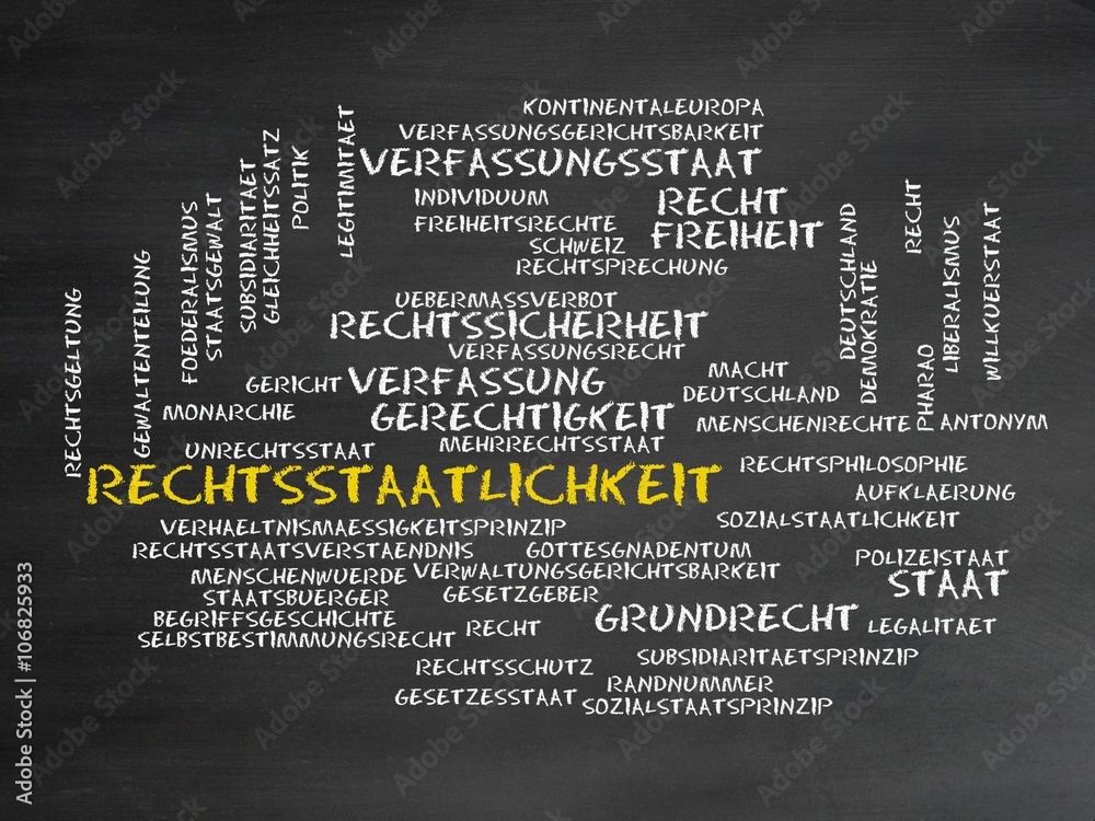 Rechtsstaatlichkeit Stock-Illustration | Adobe Stock