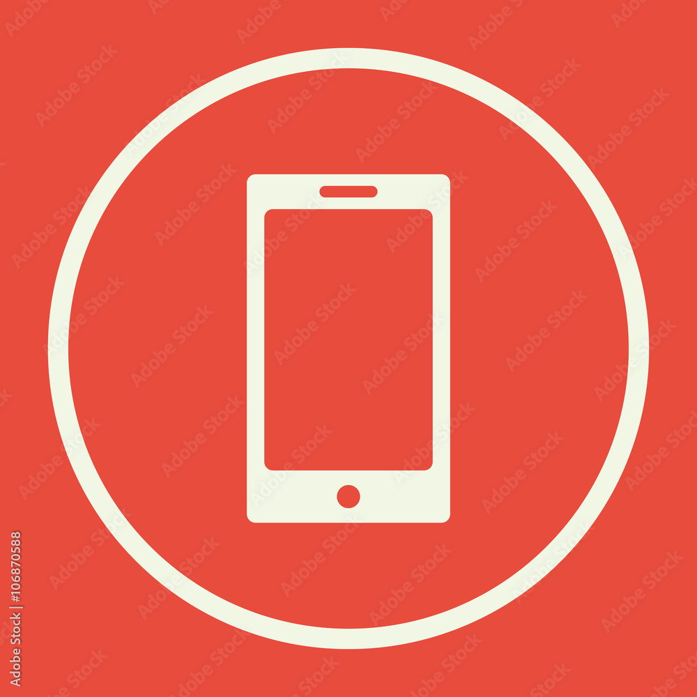 Red Smartphone Icon