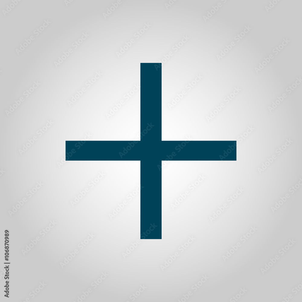 Grey Plus Icon