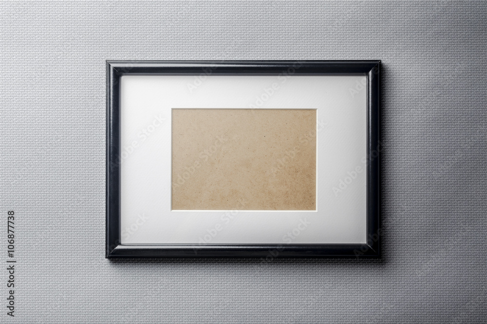 Mat Black Frame Background