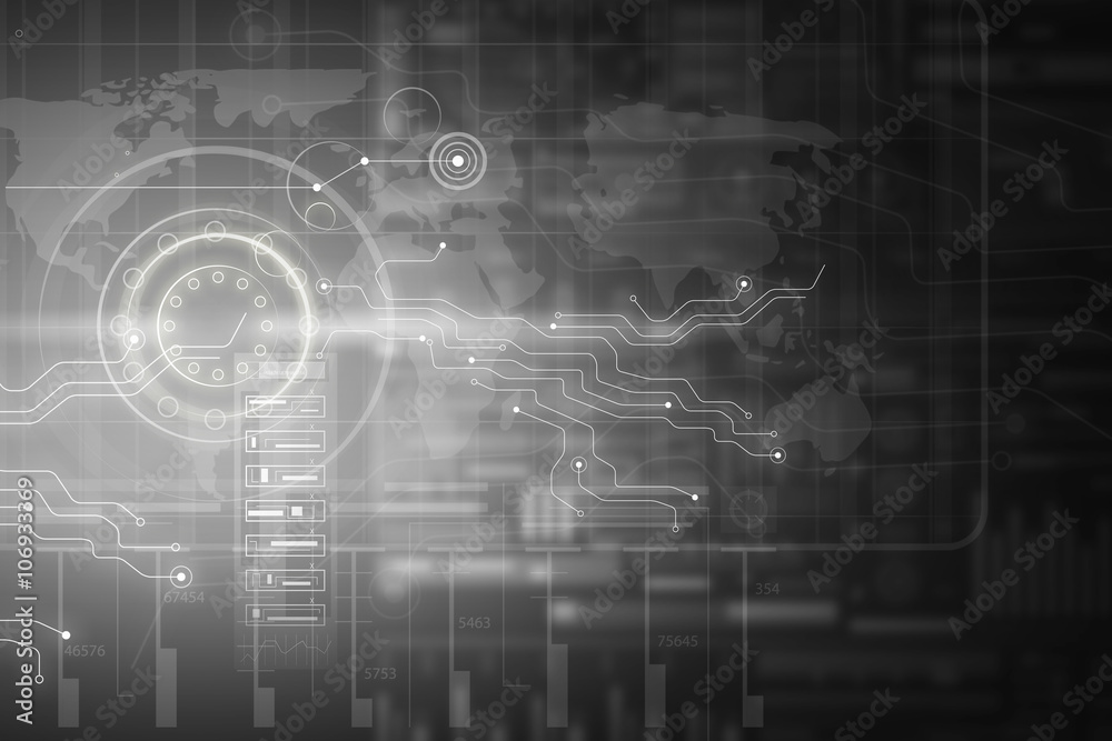 Digital technology background Stock Illustration | Adobe Stock