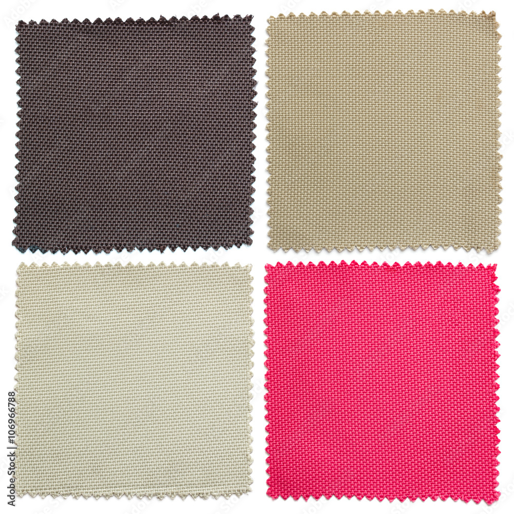set of fabric swatch samples texture Stock Photo | Adobe Stock