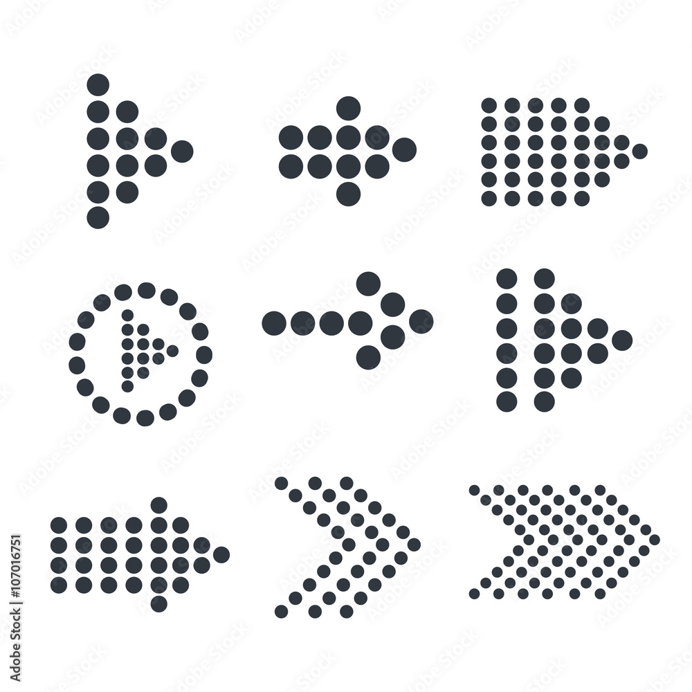 guide arrows design Stock Vector | Adobe Stock