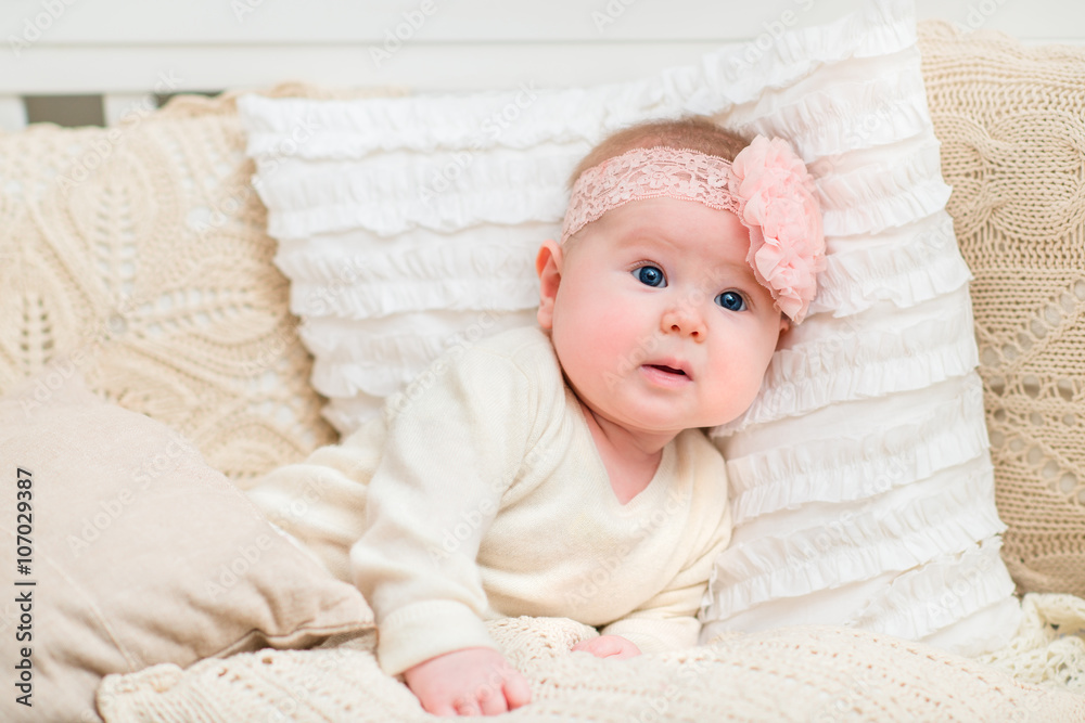 Cute Baby With Chubby Cheeks