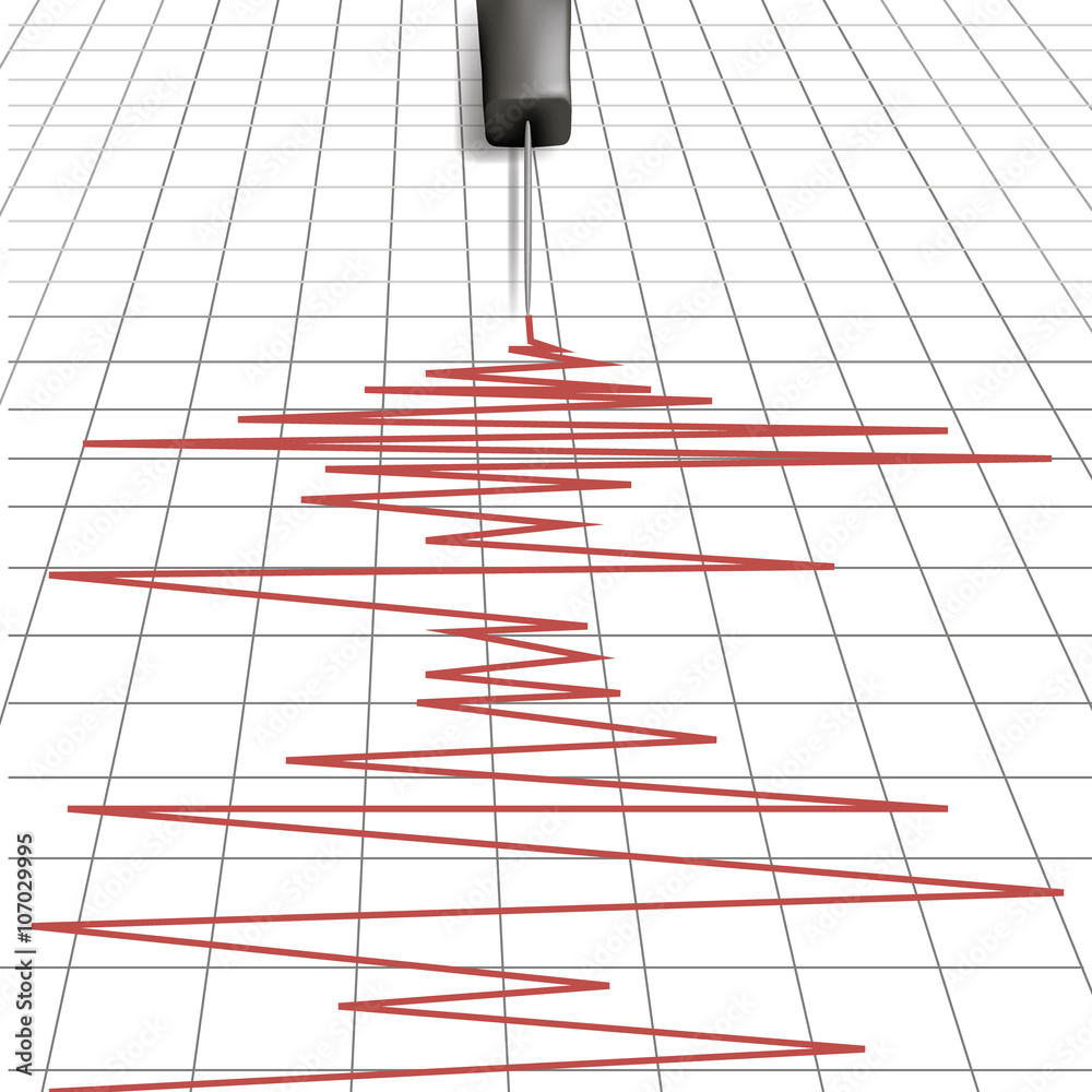 Lie detector test.Vector illustration. Stock Vector | Adobe Stock