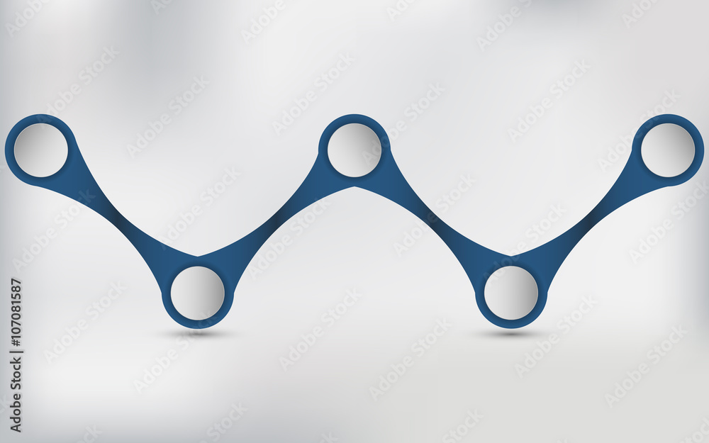 Abstract rounded infographic shape element. Abstract circle infographic ...