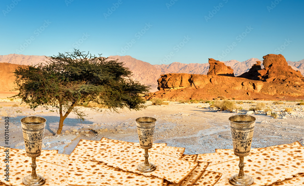 Concept of Jewish Passover symbolizing exodus of Jewish people from ...