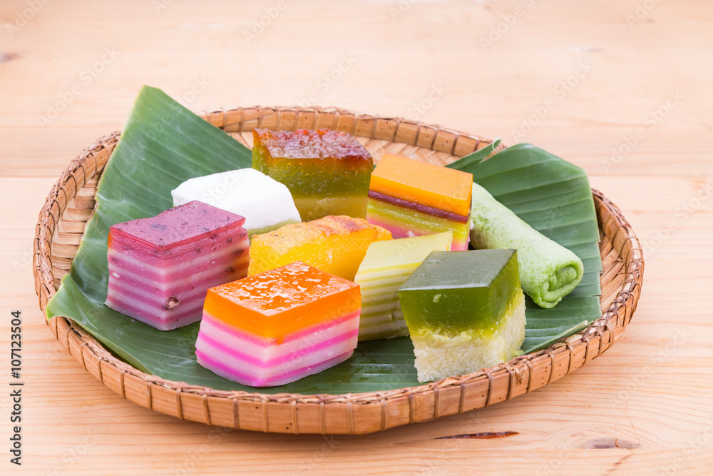 Malaysia popular assorted sweet dessert or known as kuih Stock Photo ...