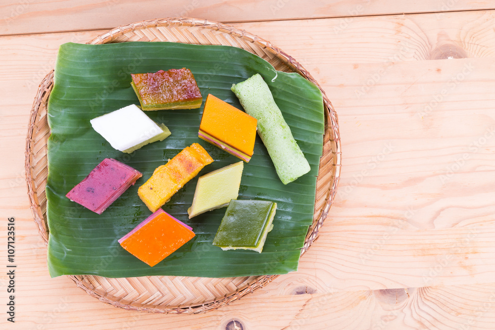 Malaysia popular assorted sweet dessert or known as kuih Stock Photo ...