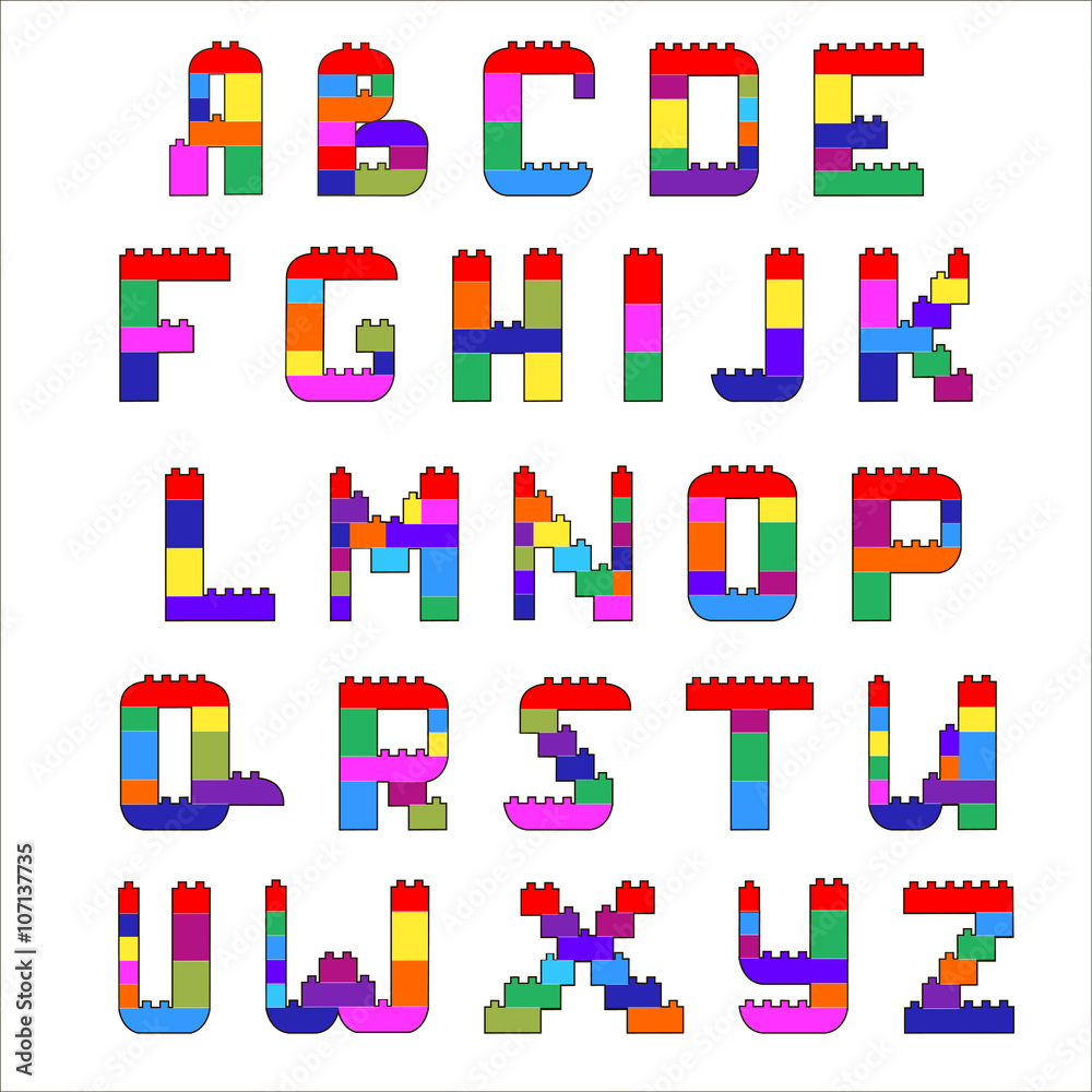 0316_24 alphabet Stock Vector | Adobe Stock
