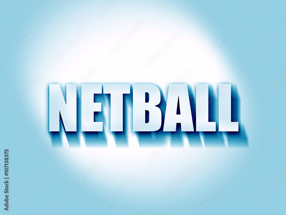netball sign background Illustration Stock | Adobe Stock