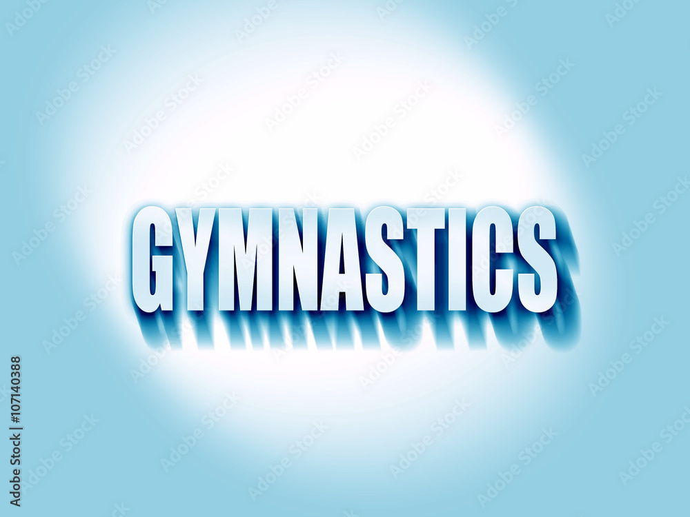 gymnastics sign background Stock Illustration | Adobe Stock