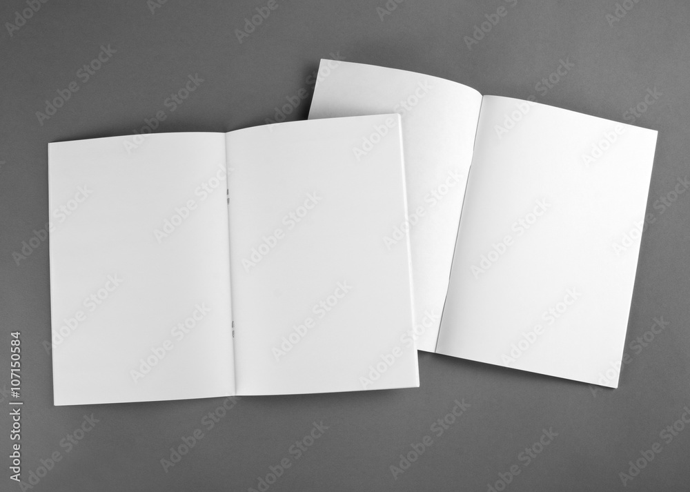 Blank catalog, brochure, magazines, book mock up Stock Photo | Adobe Stock