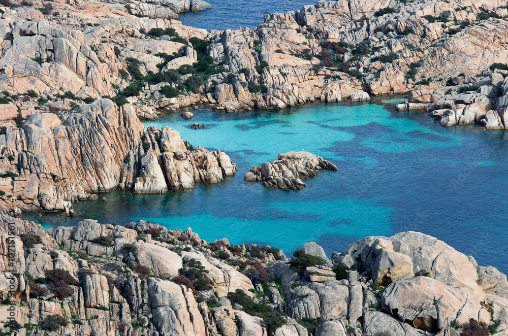 cala coticcio - caprera Stock Photo | Adobe Stock