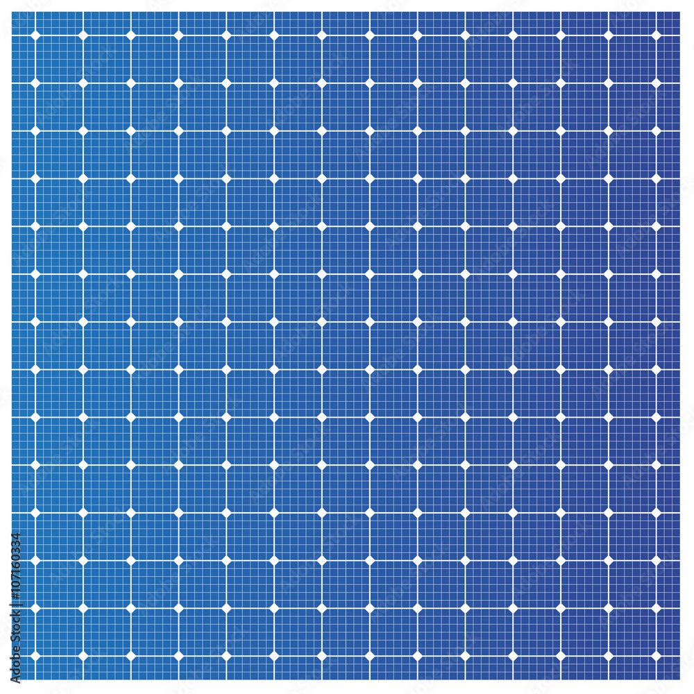 Solar cell pattern, vector Stock Vector | Adobe Stock
