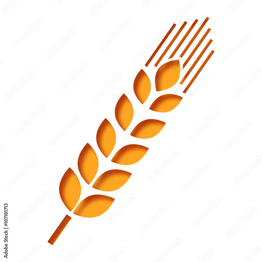 Logo blé. vector de Stock | Adobe Stock