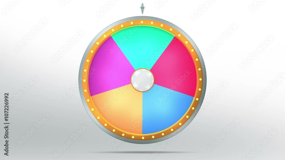 The wheel of fortune or Lucky spin animation was created by Three ...