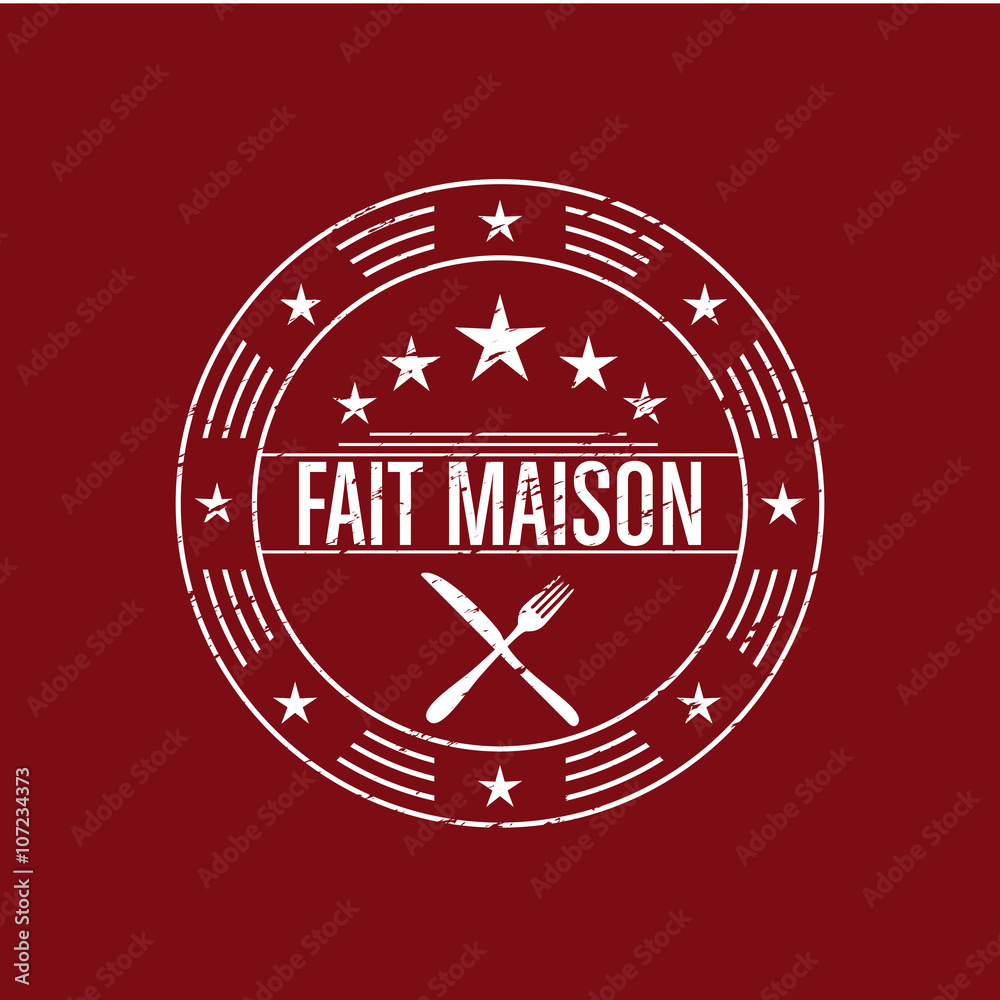 fait maison Stock-Vektorgrafik | Adobe Stock