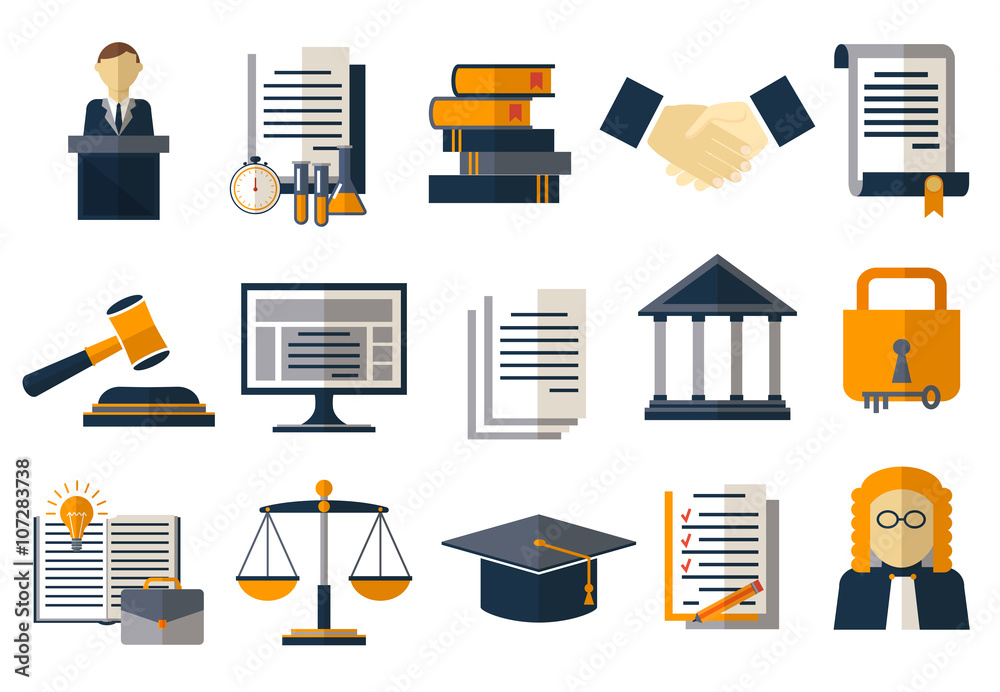 Legal compliance deal protection and copyright regulation Stock Vector ...