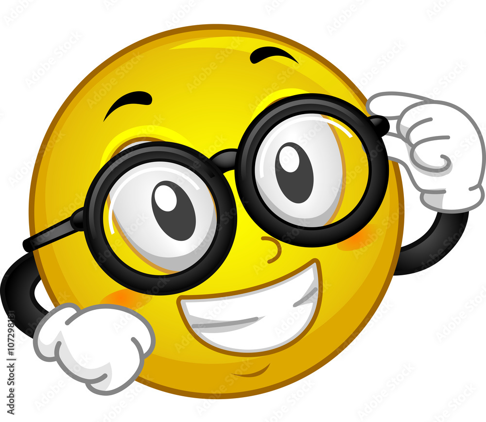 Smiley Show Eye Glasses Stock Vector | Adobe Stock