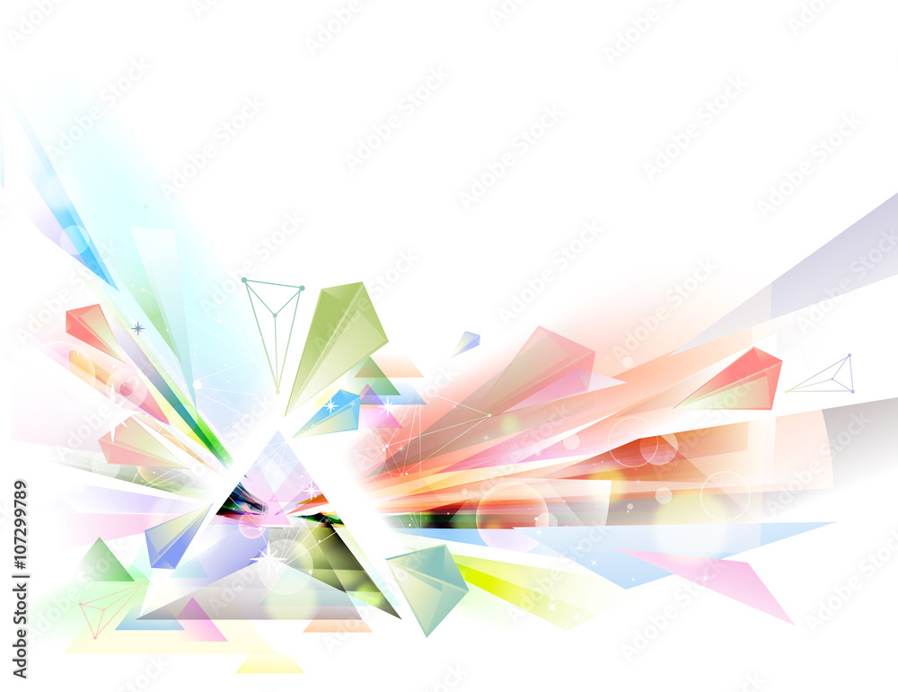 Abstract Prism Stock Vector | Adobe Stock