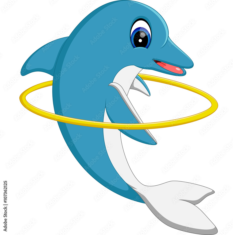 Cute Animated Dolphins