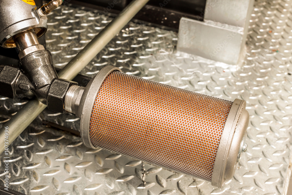 Typical installation of silencer Stock Photo | Adobe Stock