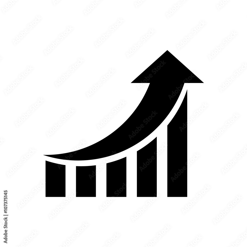 SEO performance marketing graphic flat icon isolate on white background ...