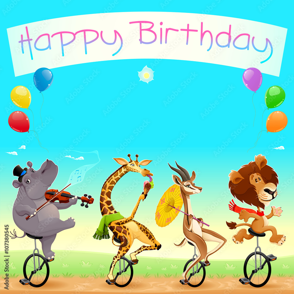 Happy Wild Animals