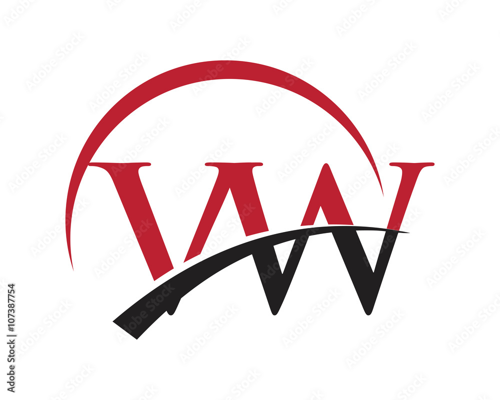 red letter logo swoosh Stock Vector | Adobe Stock