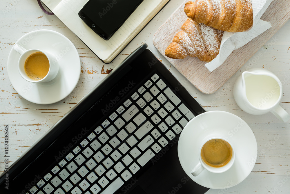 Fotografia do Stock: Business coffee break concept | Adobe Stock