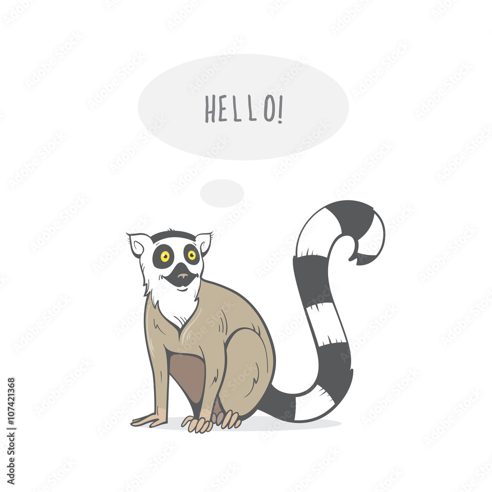 Lemur Cartoon