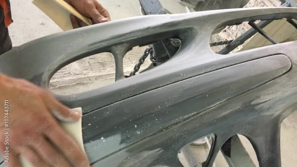 Grinding detail of car Stock Video | Adobe Stock