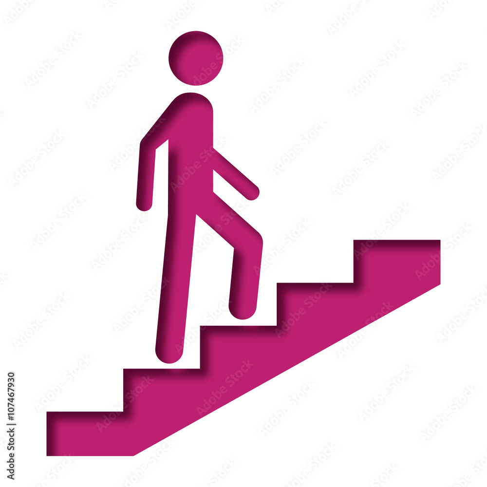 Vecteur Stock Logo escalier. | Adobe Stock