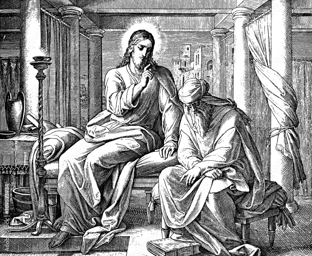 Jesus Teaches Nicodemus 1) Sacred-biblical history of the old and New ...