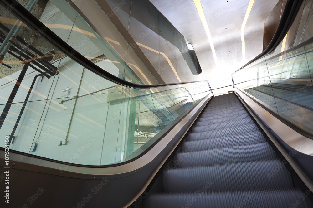 Poster office building interior escalators and stairs – Tableau ...