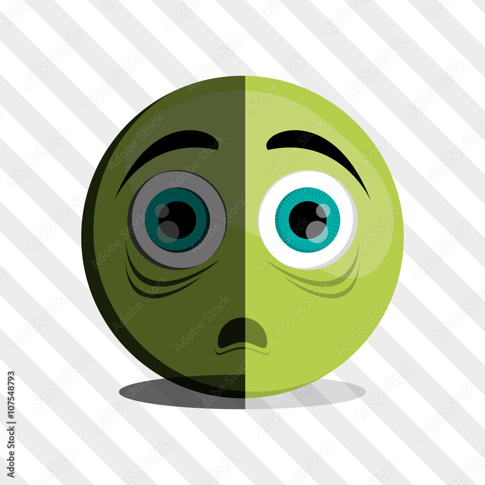 Cartoon face design , vector illustration Stock Vector | Adobe Stock