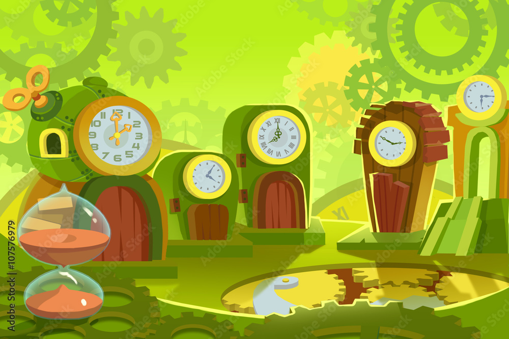 Creative Illustration and Innovative Art: Background Set 6: Time Land ...